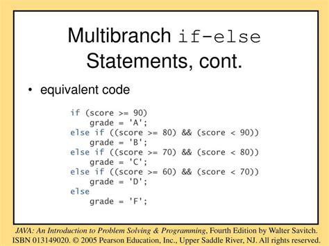 Chapter 3 Branching Statements Ppt Download