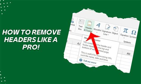 Unleash Your Excel Skills How To Remove Headers Like A Pro Earn And