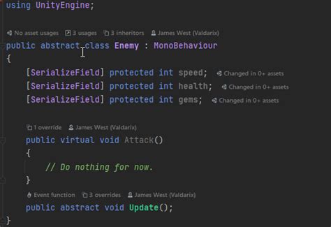 Using Inheritance And Abstraction In C For Enemies — Part 1 By James