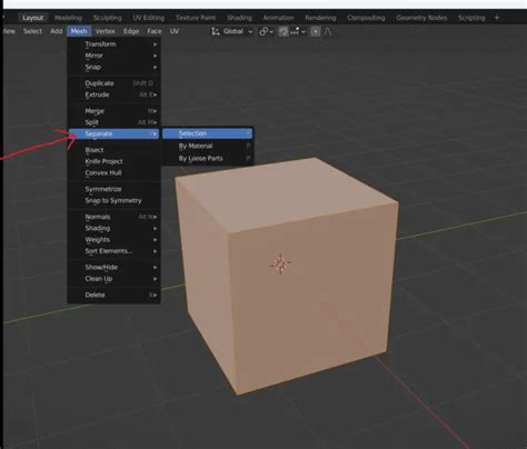 The Different Ways That We Can Separate Objects Blender Base Camp