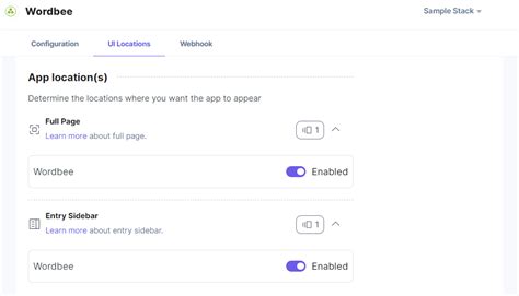 Wordbee App Installation Guide Contentstack