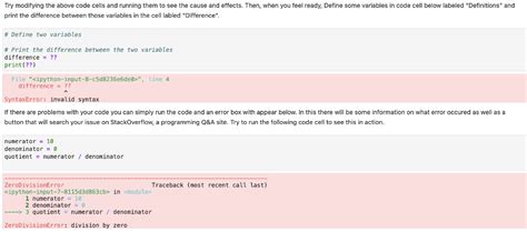 Solved Try Modifying The Above Code Cells And Running Them