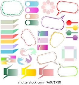 Design Elements Text Box Design Vector Stock Vector Royalty Free 96071930 Shutterstock