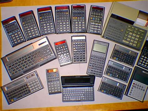 My Collection Of HP Calculators