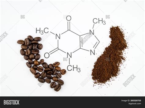 Simple Caffeine Molecule Structure