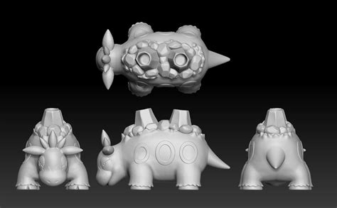 Pokemon Numel Camerupt Mega Evolution 3d Model 3d Printable Cgtrader