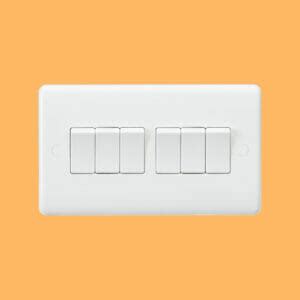 Knightsbridge Curved Edge Switches And Sockets