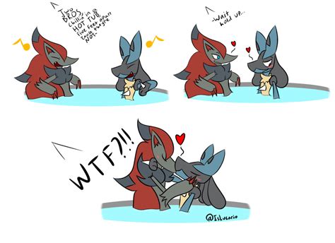 Pokemon Zoroark And Lucario