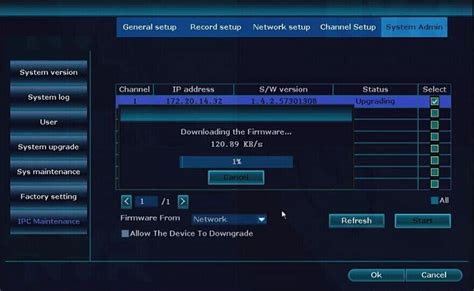 How To Update The Cameras Firmware Version Online Nvr Ipcamera Security
