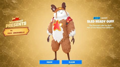 The Sled Ready Guff Skin Fortnite Chapter 4 Youtube