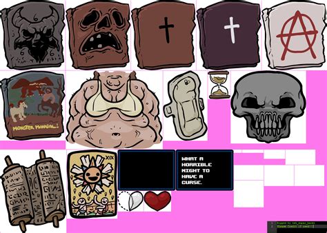 Full Screen Item Effects The Binding Of Isaac Pc Computer The Spriters Resource