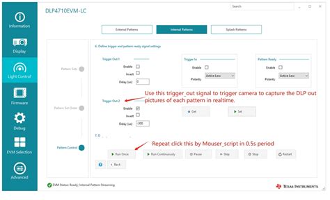 Dlp4710evm Lc Some Bugs In The Firmwares Of The Evm Dlp4710evm Lc Leading To Some Patterns