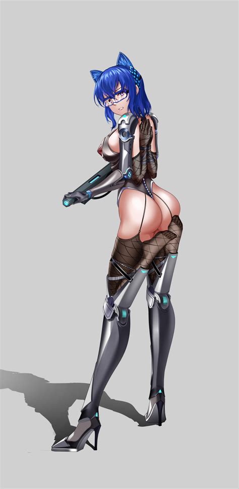 Rule 34 Arms Behind Back Artificial Limbs Blue Hair Bondage Bound