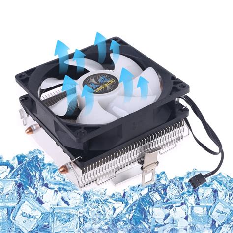 Silent Cpu Cooler Lga 115x 775 3 Pin Pc Cooling Ra Grandado
