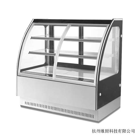 圆弧玻璃前移门蛋糕柜 杭州维厨科技有限公司