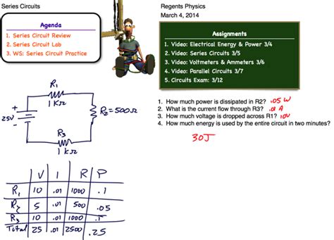 Series Circuit Lab Regents Physics