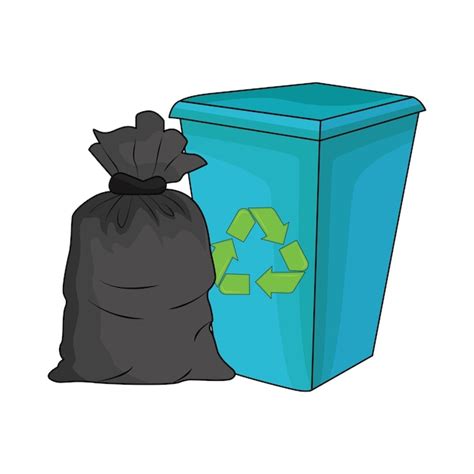 Premium Vector Illustration Of Trash Bin