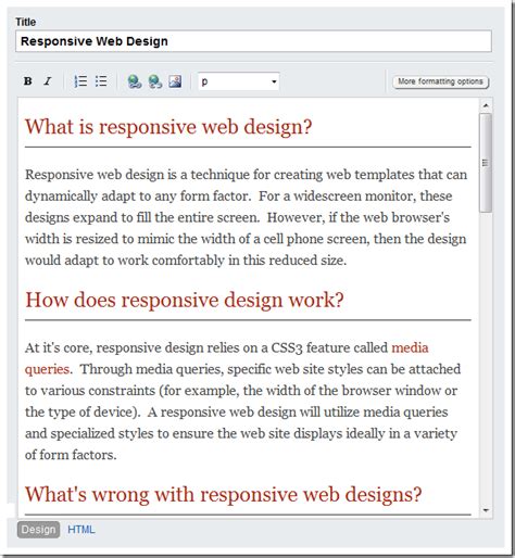 my 3 favorite customizations to sitefinity s rich