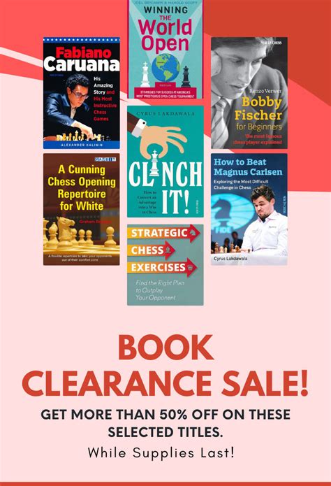 Book Clearance Sale Wholesale Chess