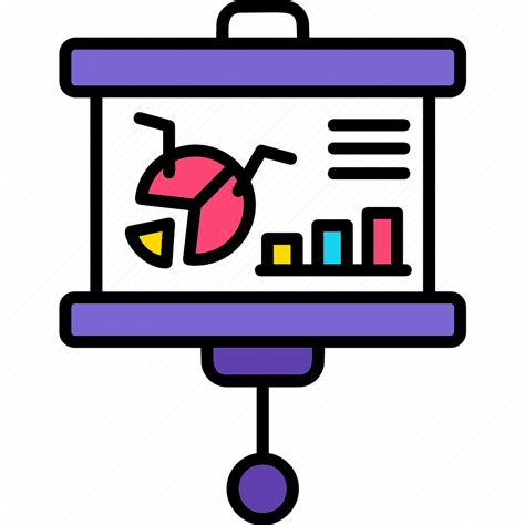 Presentation Graph Slide Chart Growth Infographic Icon Download