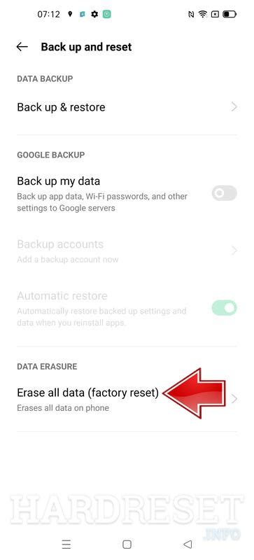 Reset Network Settings OPPO A S How To HardReset Info