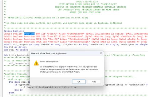 Toutes versions Redimensionnement automatique des contrôles dans un