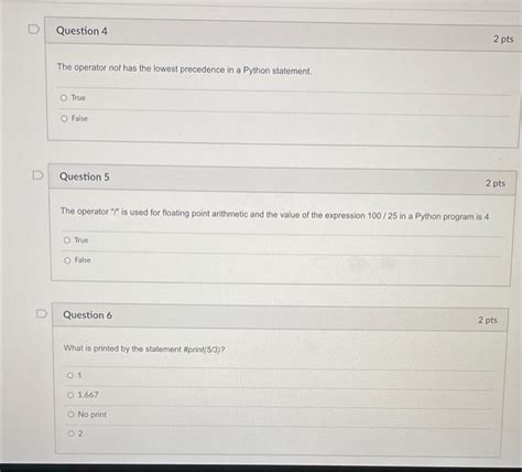 Solved Op Question 1 The Variable X Is A Valid Python