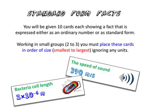 standard form teaching resources