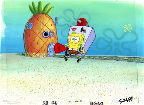 Spongebob Ep 01 Pilot Original Cell Setup Reef Blowers — Galactic