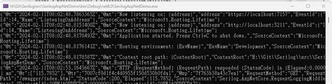 Serilog AspNetCore 的用法基本使用方式 OnClick 點部落