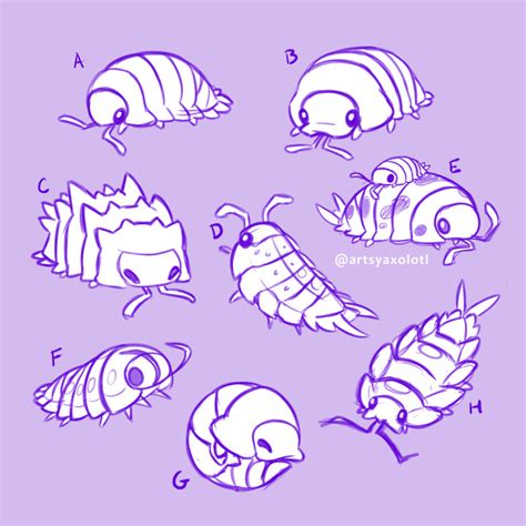 Artsy Axolotl — Lots Of Isopods Isopals If You Will Which One