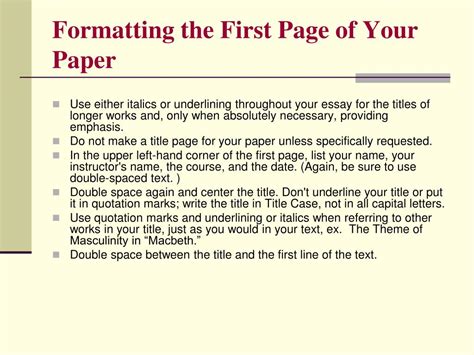 Ppt Mla Essay Writing Unit Powerpoint Presentation Free Download