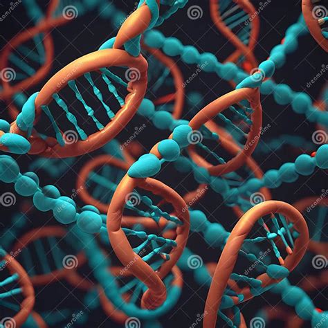 Dna And Rna Structure Molecular Abstract Representation Genetics Deoxyribonucleic Acid And