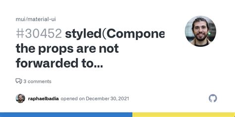 Styledcomponent The Props Are Not Forwarded To Components · Issue