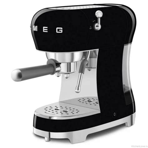 Кофемашина-эспрессо Smeg ECF02BLEU, черная - Кофемашины в ...