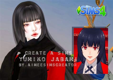🧡thesims4 Create A Sims Anime Yumiko Jabamipreview🧡 Sims 4 Anime