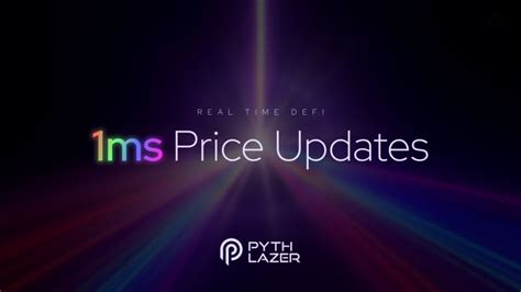Pyth Network On Linkedin Defi Has A New Benchmark For Speed Introducing Pyth Lazer Meet Pyth