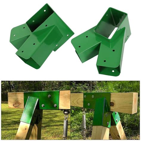 Ecotric A Frame Swing Set Brackets For 4 X 4 Legs And 4 X 6 Beam