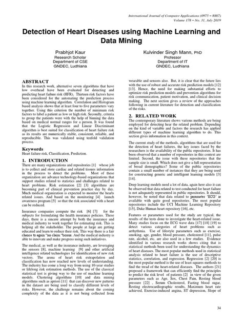 Heart Disease Detection By Using Machine Learning 45 Off
