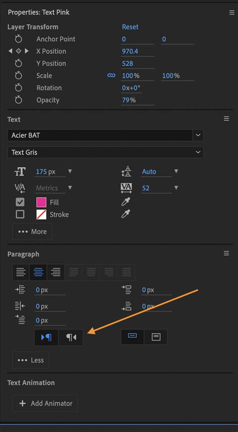 Solved In An After Effects Text Layer The Text Does Not Adobe