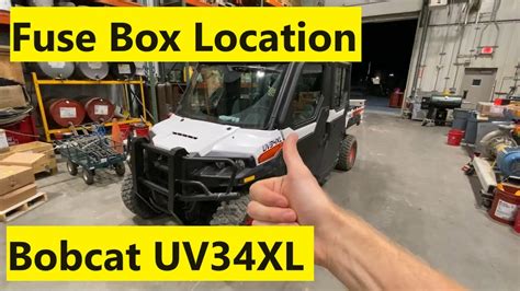 Fuse Box Location Bobcat Uv34xl Diesel Side By Side Youtube