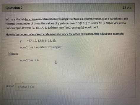 Solved Question 2 25 Pts Write A Matlab Function Named Num