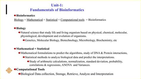 Bioinformatics Algorithms And Its Basics Pptx Databases Computer