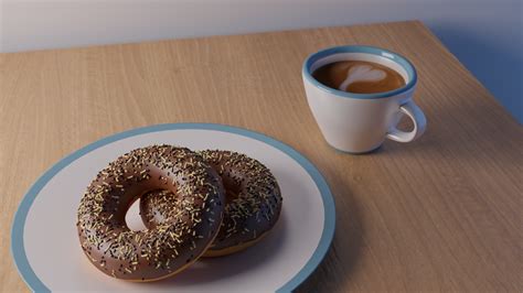 my first render tutorial by blender guru blender