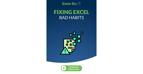 manually creating multiple pivot tables fixing excel bad habits to