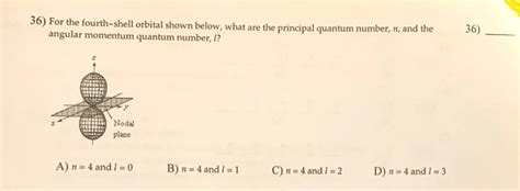 Solved Noda 33 33 Which Of The Above Fourth Shell Orbitals