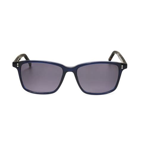 Hackett Mens Blue Square Sunglasses Hebs248 840311405312 Sunglasses