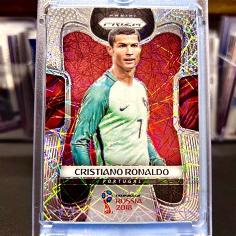 2018 Panini Prizm Cristiano Ronaldo C罗 总裁 上届巴西世界杯 大比例射线折 折射最保值版本 葡萄牙 投资