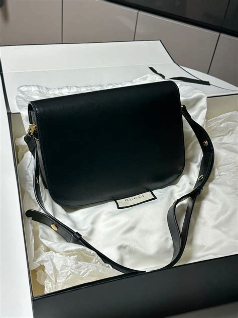 구찌 1955 홀스빗 숄더백 블랙 후루츠패밀리