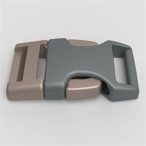 Printable Snap Buckle 3d Model By Furqan03